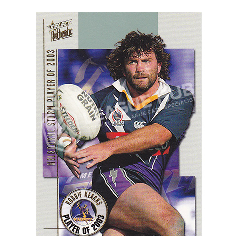 2004 Select Authentic CP4 2003 Club Player of the Year Robbie Kearns ...